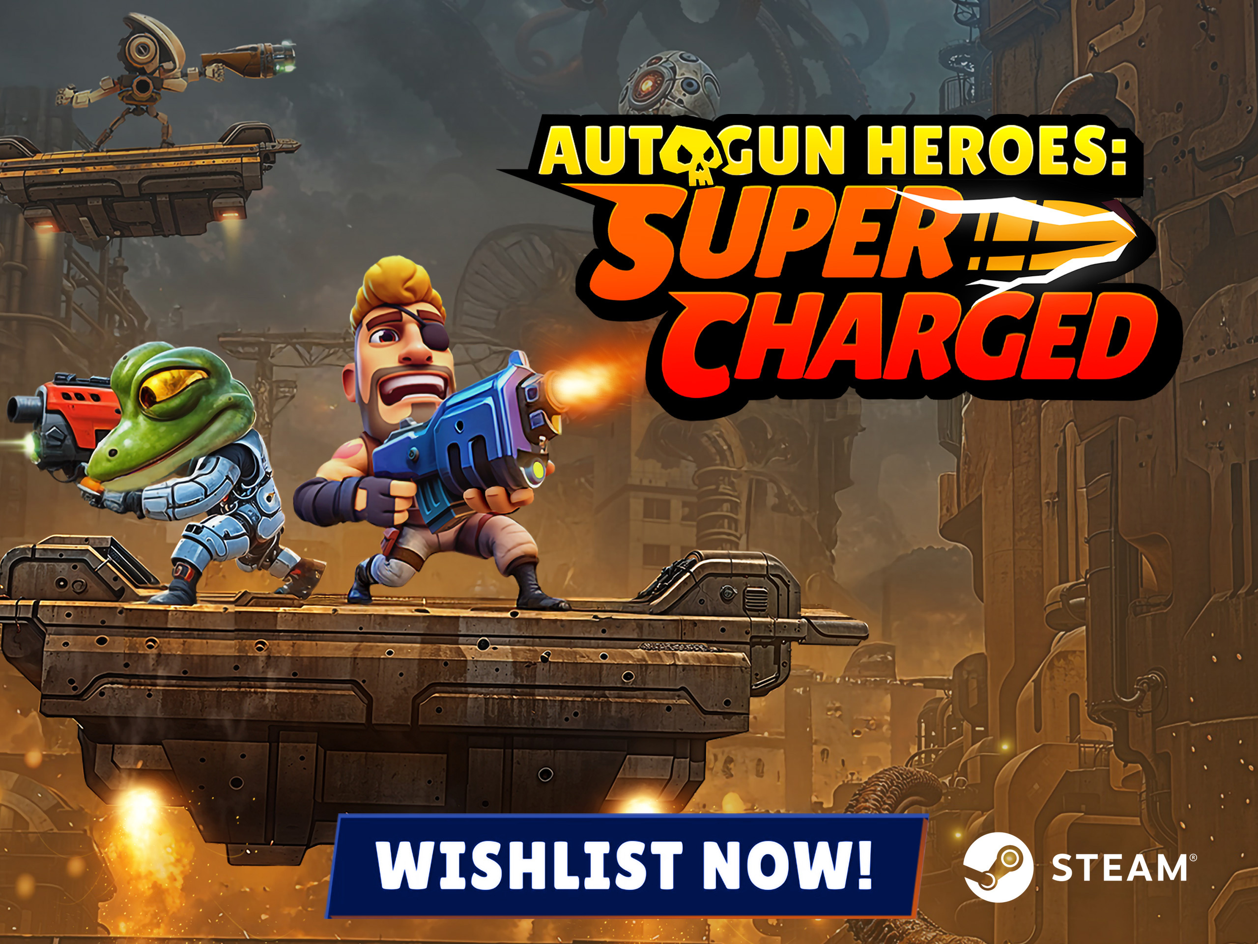 Nitro Games announces Autogun Heroes: Supercharged - Nitro Games